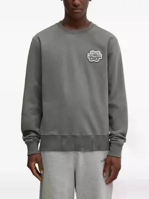Filling Pieces Embroidered Patch Sweatshirt