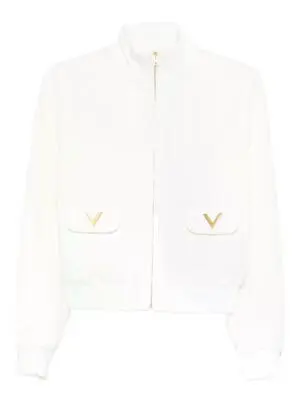 Valentino Garavani Zip-front Sweatshirt - White