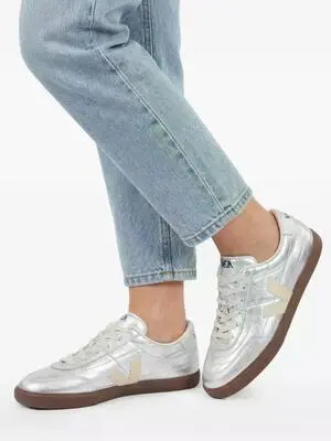 VEJA Panenka Leather Sneakers - Silver