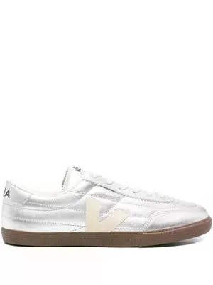 VEJA Panenka Leather Sneakers Silver