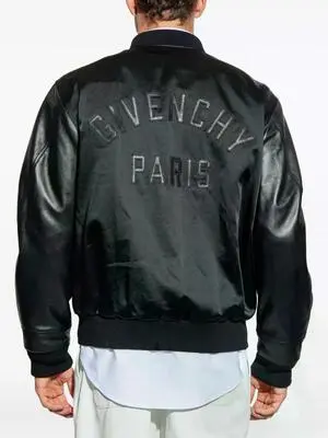 Givenchy Logo-lettering Bomber Jacket