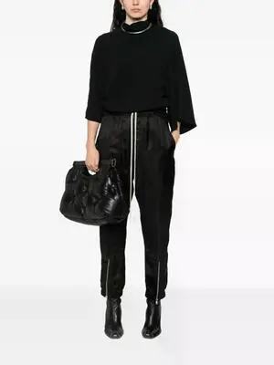 Rick Owens Drawstring Zip-cuff Trousers