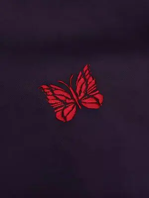 Needles Side-stripe Butterfly-embroidered Track Jacket