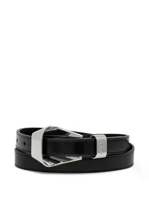 Kenzo Metallic-buckle Leather Belt - Black
