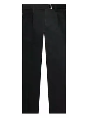 Sacai Tapered Trousers With Logo Buckle
