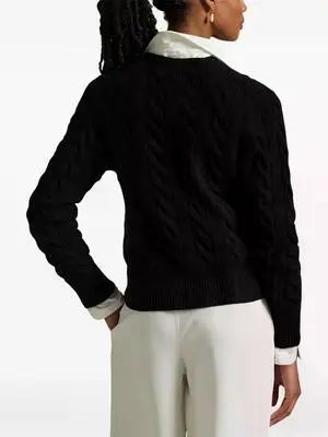 Polo Ralph Lauren Cable-knit Cardigan - Black
