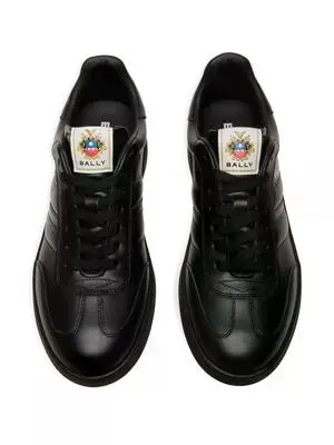 Bally Retro Crest Leather Sneakers
