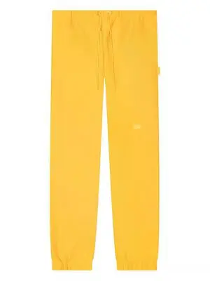 ADVISORY BOARD CRYSTALS Sphene Embroidered-number Track Pants - Yellow