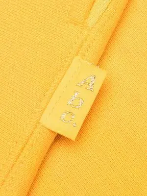 ADVISORY BOARD CRYSTALS Sphene Embroidered-number Track Pants - Yellow