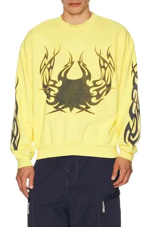 BASKETCASE Scarab Crew Neck Sweatshirt