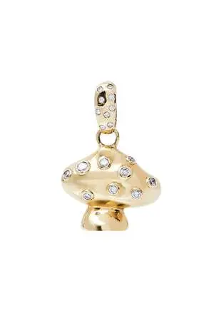 TIMELESS PRECIOUS Poppy Pendant Charm - 14k Yellow Gold & Diamonds
