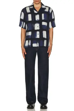Givenchy Bowling Shirt In Blue