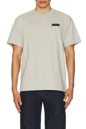 Givenchy Regular Fit Tee In Light Grey