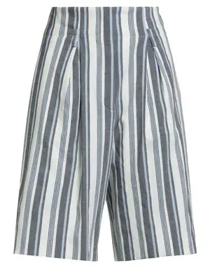 Hugo Striped Twill Bermuda Shorts