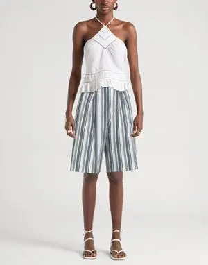Hugo Striped Twill Bermuda Shorts