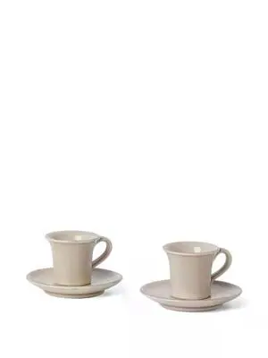 Brunello Cucinelli Ceramic Expresso-cup Set - Neutrals