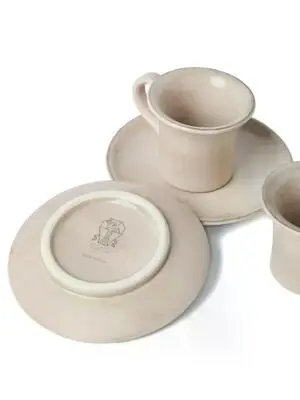 Brunello Cucinelli Ceramic Expresso-cup Set - Neutrals