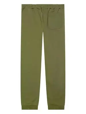 Helmut Lang Elasticated-cuff Logo-print Joggers - Green