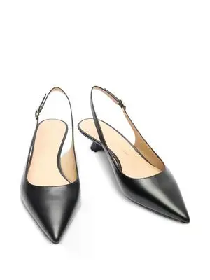STUART WEITZMAN 35mm Sculpt Slingback Pumps - Black