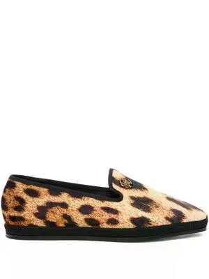 Roberto Cavalli Leopard-print Loafers