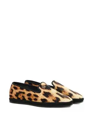Roberto Cavalli Leopard-print Loafers