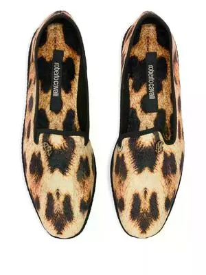 Roberto Cavalli Leopard-print Loafers