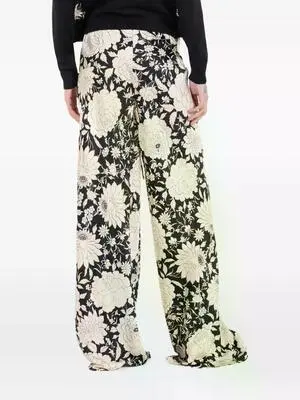 Roberto Cavalli Floral-print Trousers
