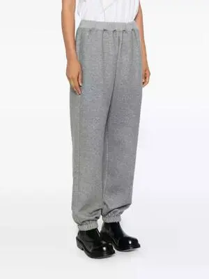 Carven Elastic-cuffed Track Pants - Grey