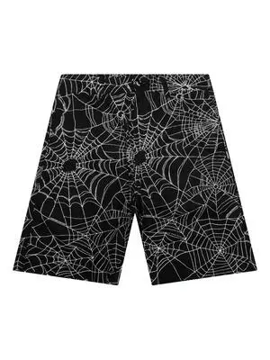 NEIGHBORHOOD Spiderweb Print Shorts