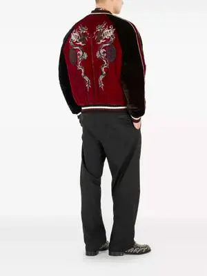 Roberto Cavalli Embroidered Bomber Jacket