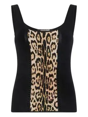 Roberto Cavalli Paneled Tops