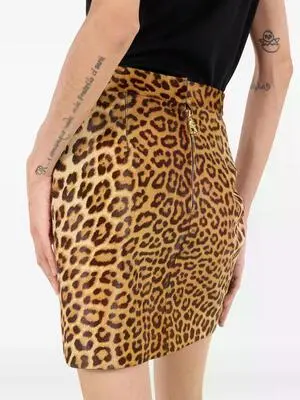 Roberto Cavalli Leopard-print Mini Skirt