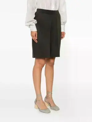 Frenckenberger Elastic-waistband Pocket Knit Shorts - Black