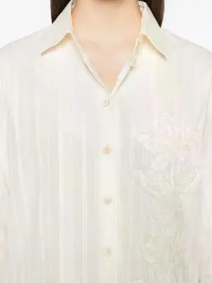 GOLDEN GOOSE Striped Shirt - Neutrals