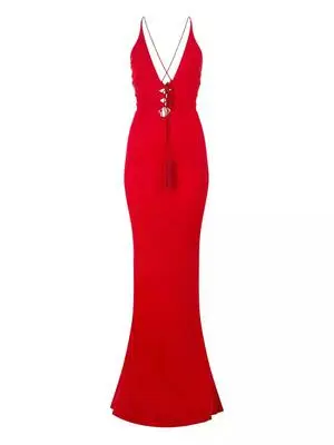 Roberto Cavalli Plunge Evening Dresses