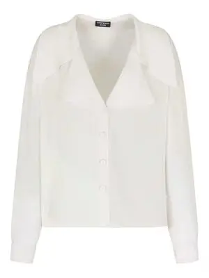 Emporio Armani Button-front Wide-collar Shirt