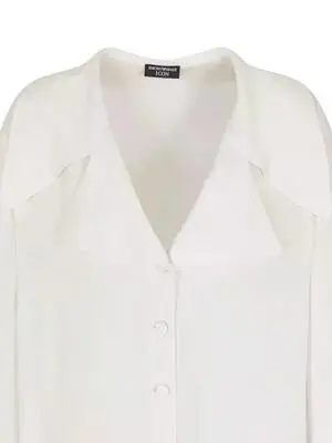 Emporio Armani Button-front Wide-collar Shirt