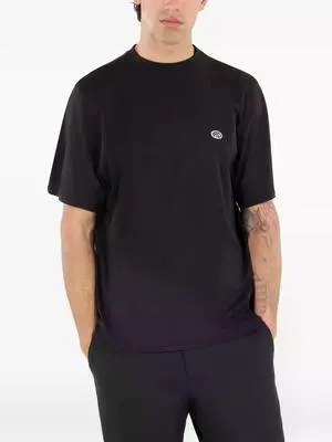 Roberto Cavalli Logo-patch T-shirt - Black