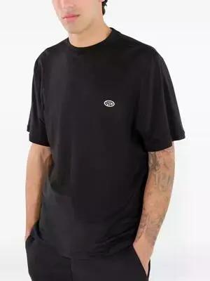 Roberto Cavalli Logo-patch T-shirt - Black