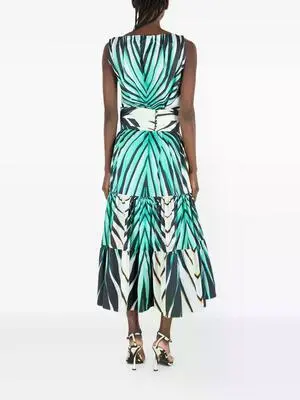 Roberto Cavalli Printed Midi Dress