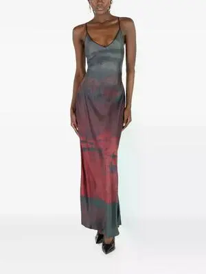 Roberto Cavalli Spaghetti-strap Maxi Dress