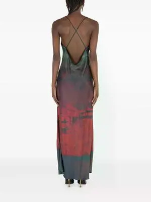 Roberto Cavalli Spaghetti-strap Maxi Dress