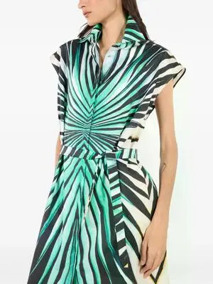 Roberto Cavalli Printed Midi Dress