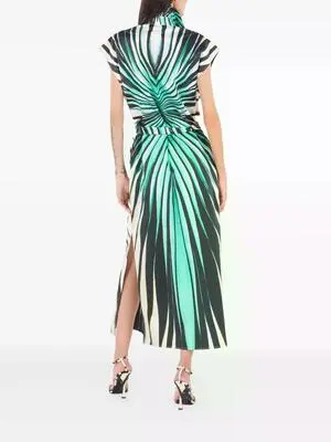 Roberto Cavalli Printed Midi Dress