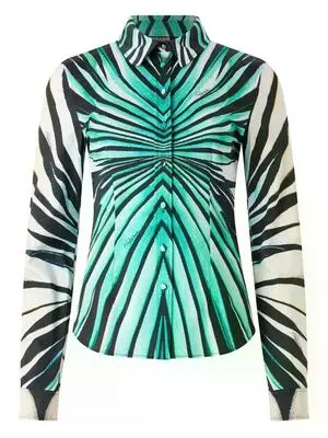 Roberto Cavalli Printed Button-up Shirt
