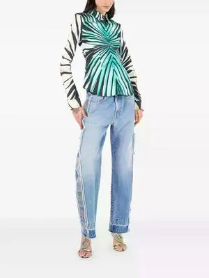 Roberto Cavalli Printed Button-up Shirt