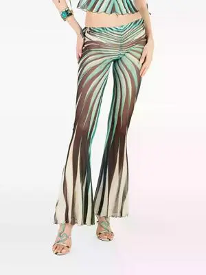 Roberto Cavalli Striped Flared Trousers