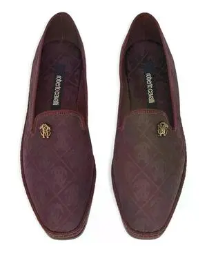 Roberto Cavalli Monogram Loafers