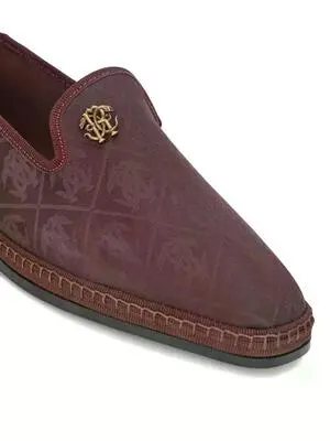 Roberto Cavalli Monogram Loafers