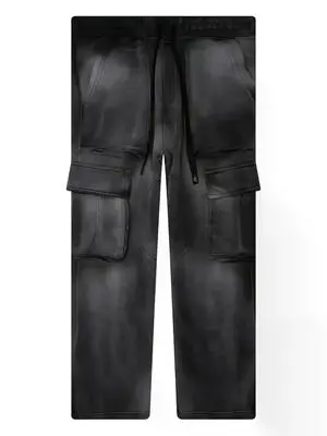 NAHMIAS Logo Cargo Sweatpants - Black